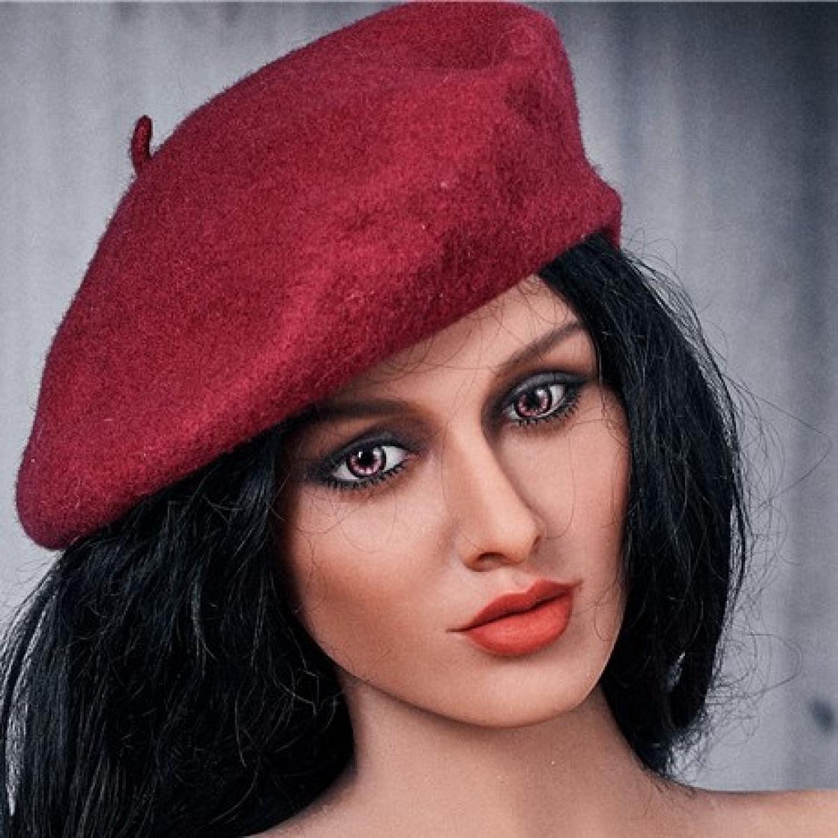 Neodoll Racy Doris Head Sex Doll Head M16 Compatible Brown Sexdolltorsos