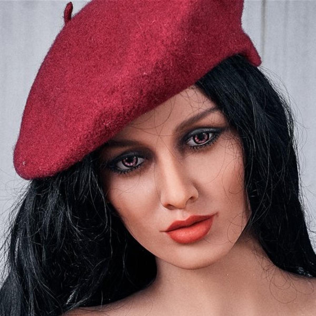 Neodoll Racy Doris Head Sex Doll Head M16 Compatible Brown